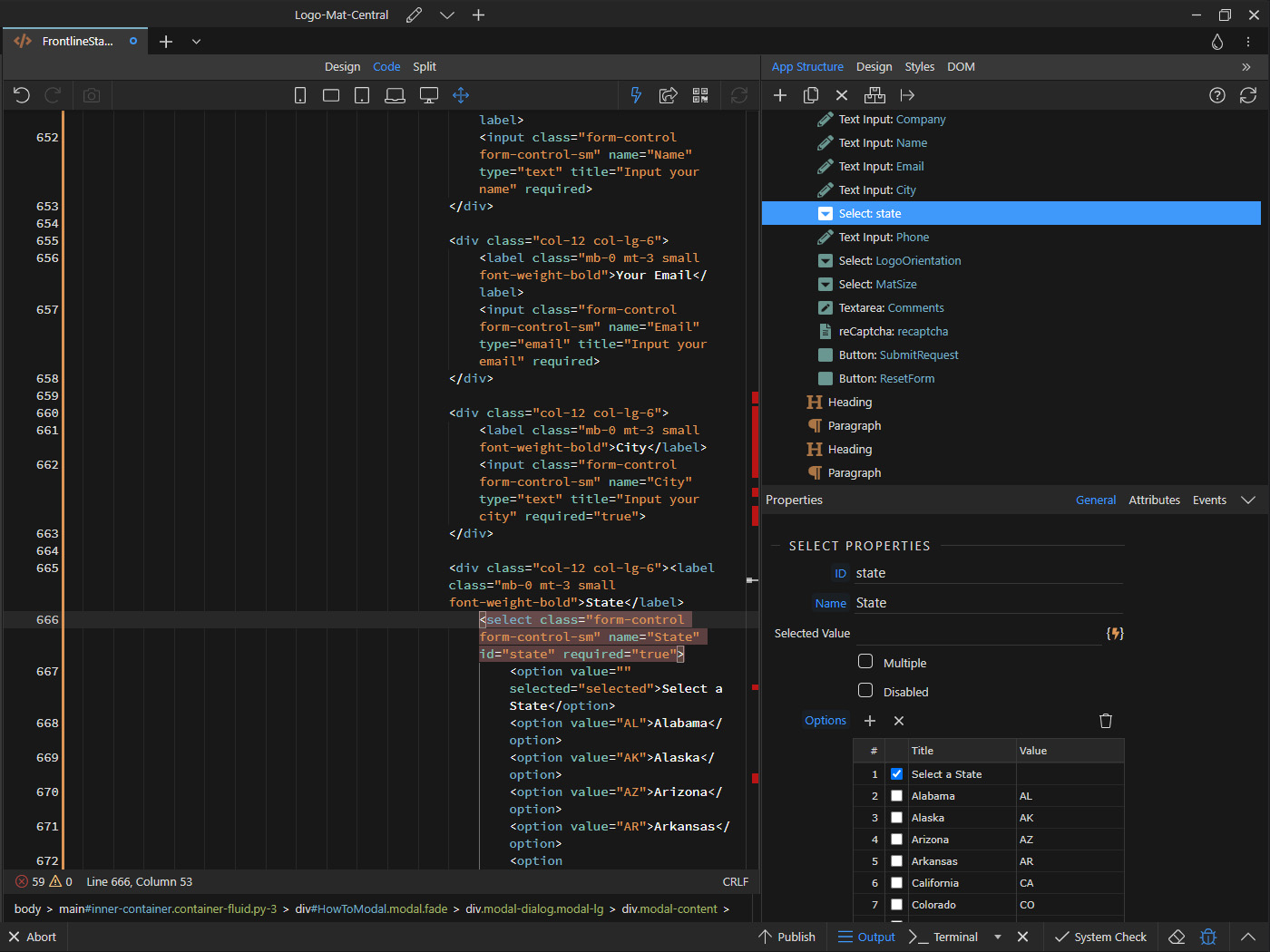 DOM Panel Properties - Wappler General - Wappler Community