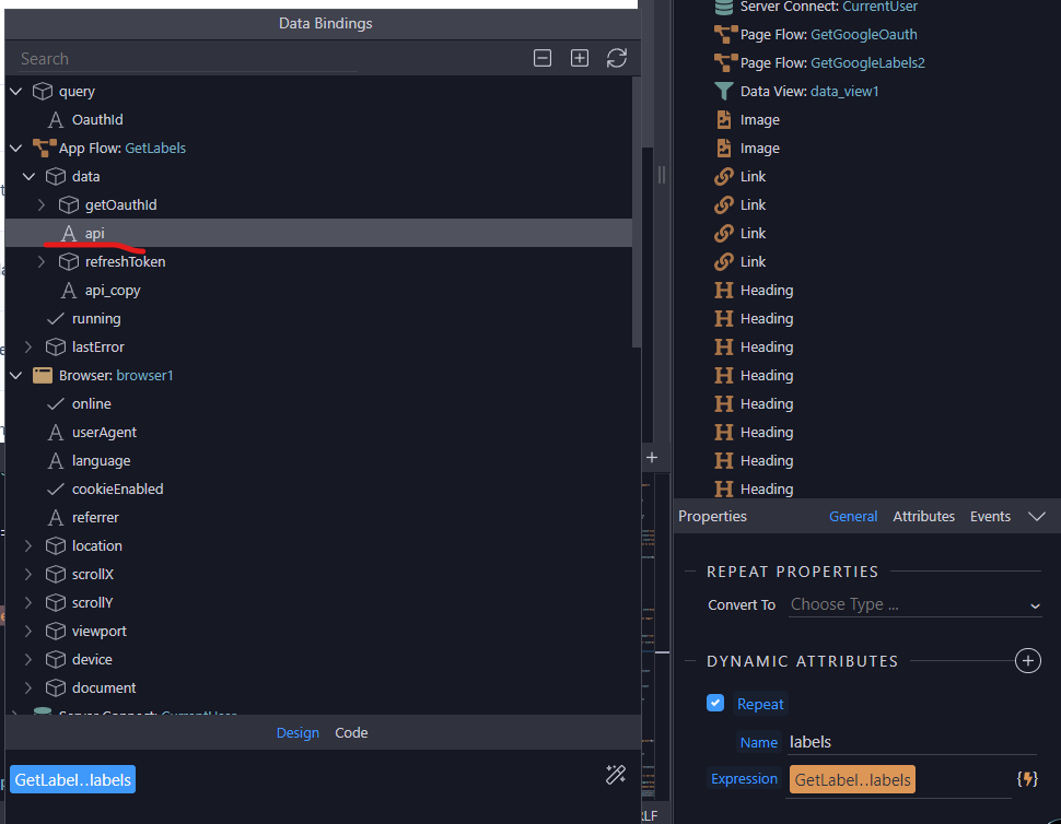 Api Schema Created In App Flow Does Not Show In Data Bindings Bugs Wappler Community