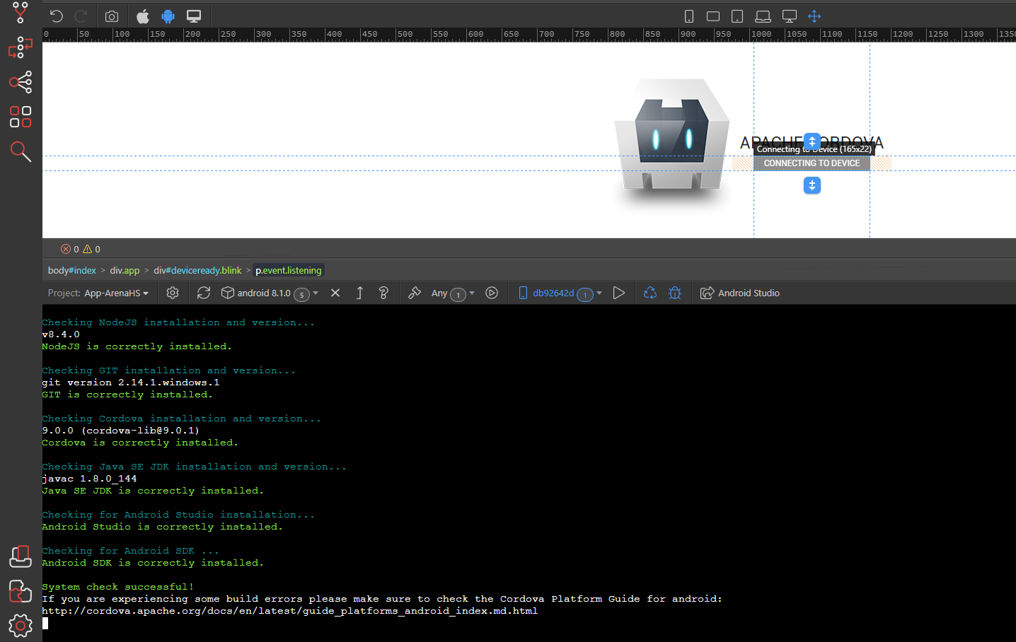Error Building For Android Gradle Missing Mobile Apps Wappler