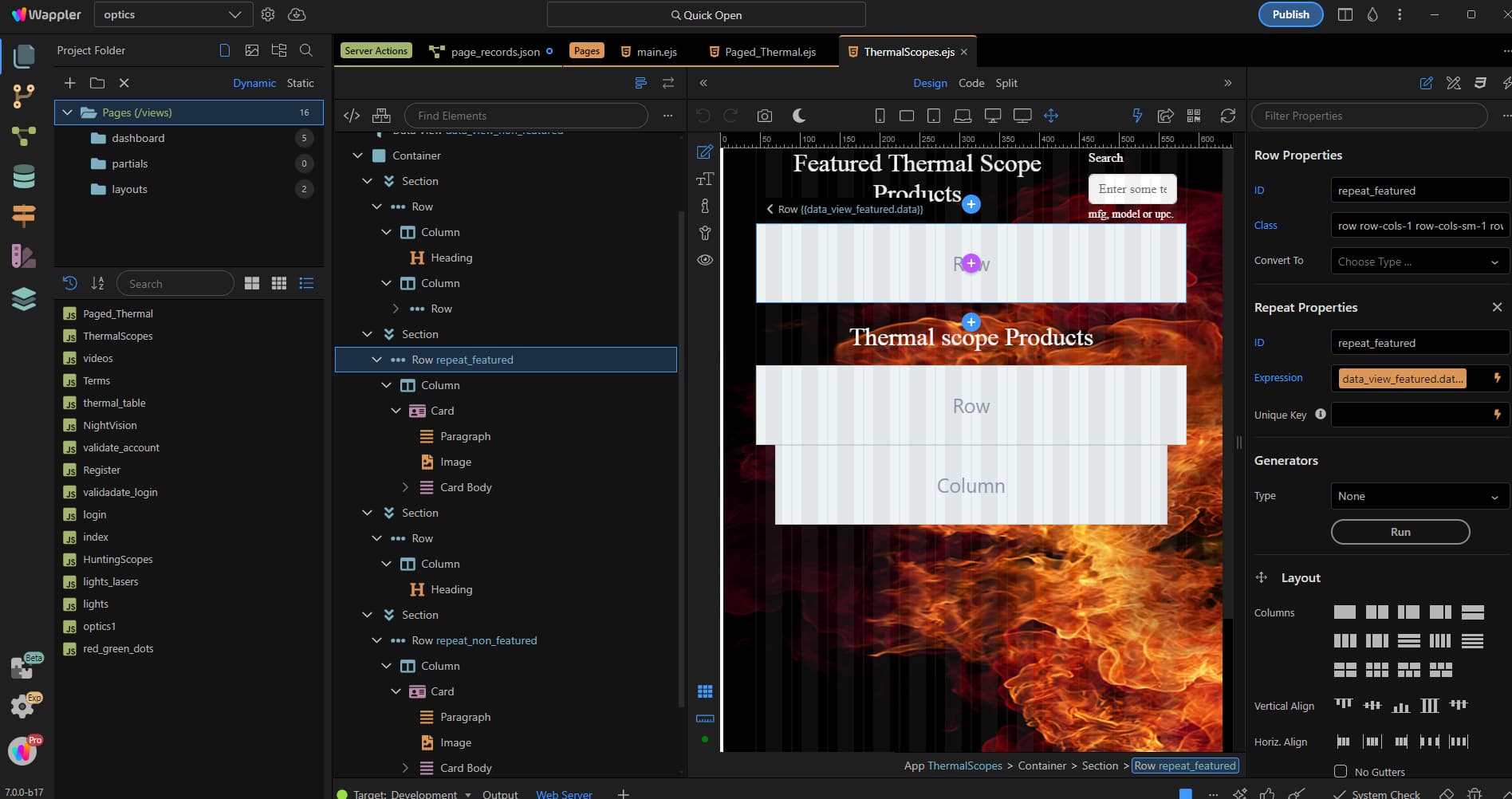 Design view parts disappear - Need Help - Wappler Community