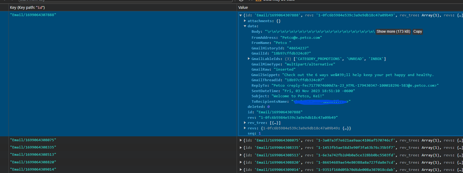 Pouchdb View Does Not Show Bindings Below Data Element Bugs Wappler