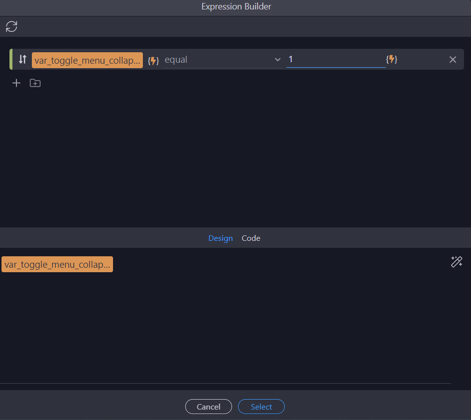 Expression Builder does not save the condition value until you click outside the condition input ...