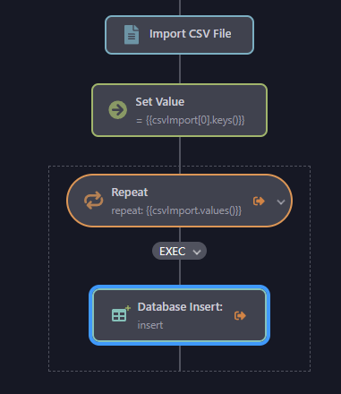 How to Insert imported CSV values into table - Need Help - Wappler Community