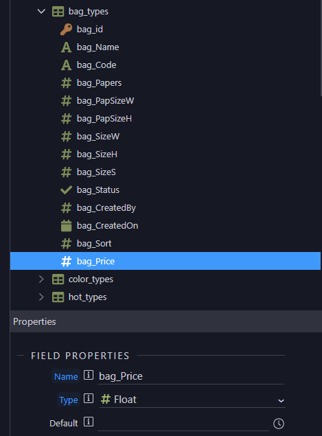 Darabase Manager: Columns of type DECIMAL turns to FLOAT - Wappler ...