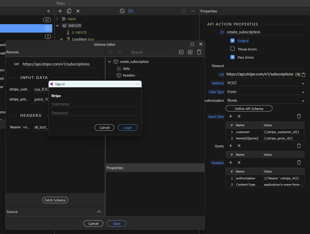 Cannot Fetch Schema For My Own Api Call To Stripe Bugs Wappler Community