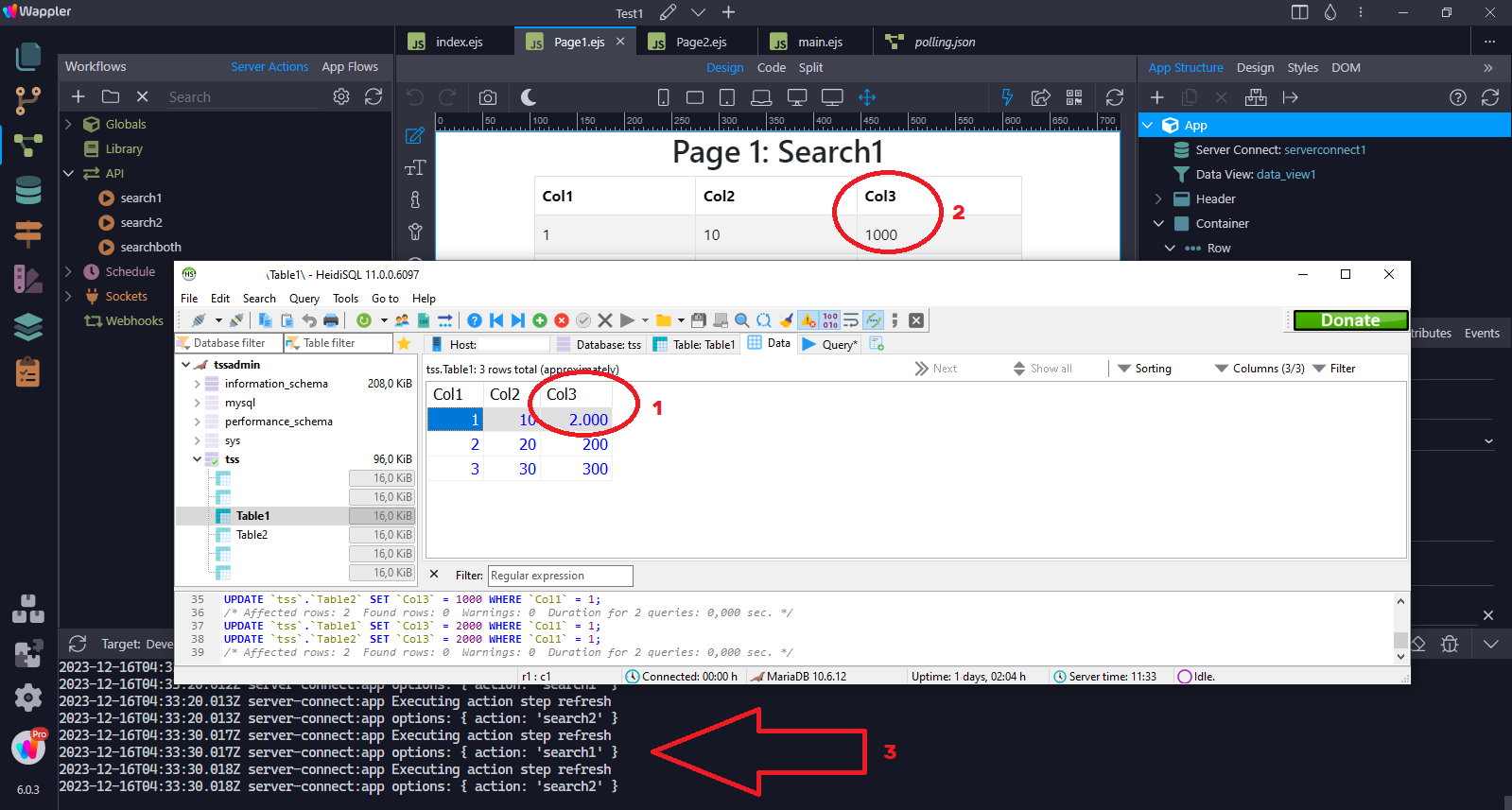 Scheduled Refresh Server Action Is Firing But Does Not Update Values Need Help Wappler Community