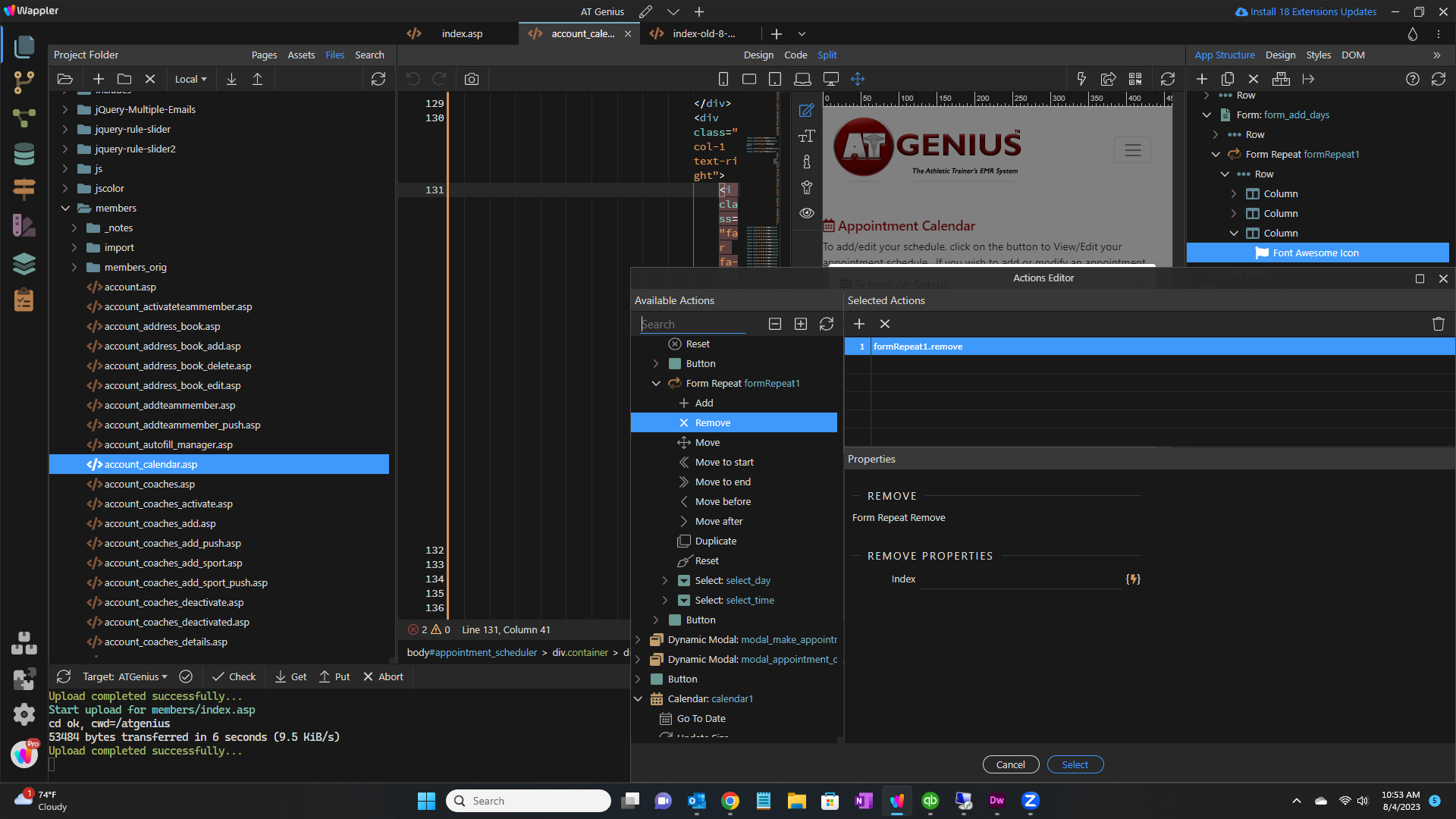 Form Repeat - Remove - Need Help - Wappler Community