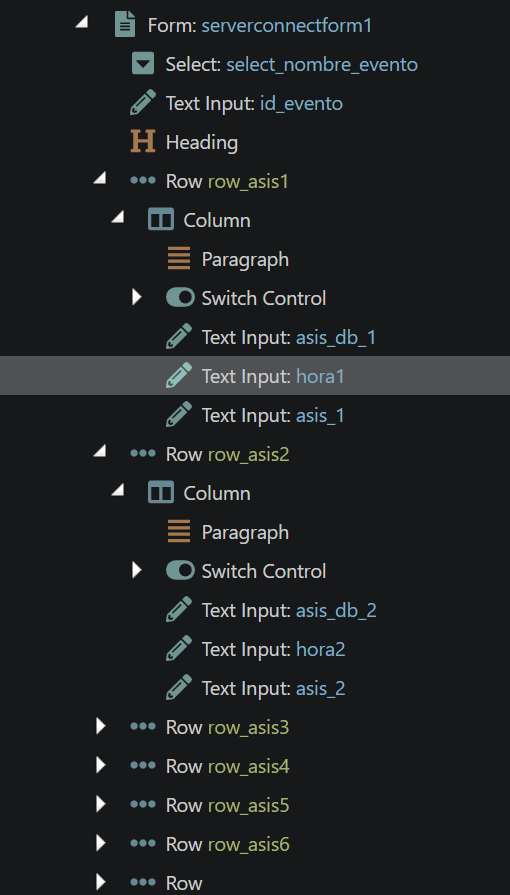 Get Value From Table Using Repeater Into Each Text Input Generated Wappler General Wappler