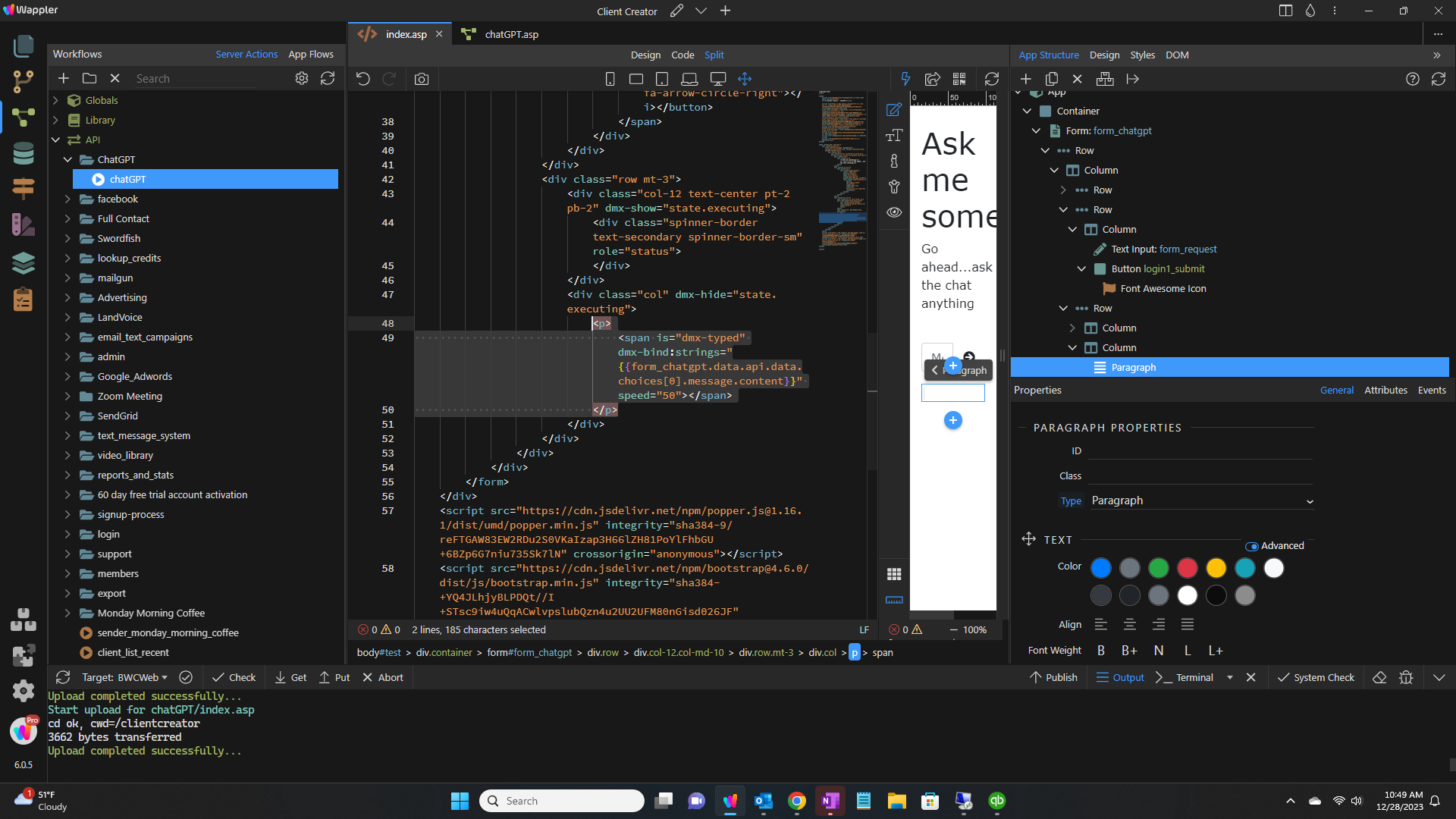 Dynamic typing - Need Help - Wappler Community