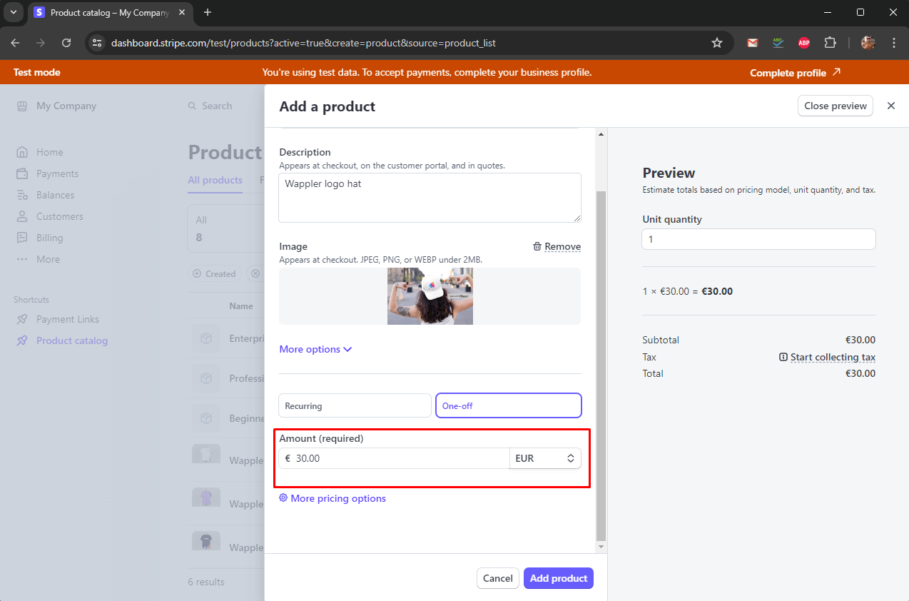 Wappler Documentation - Using Stripe Embedded Checkout