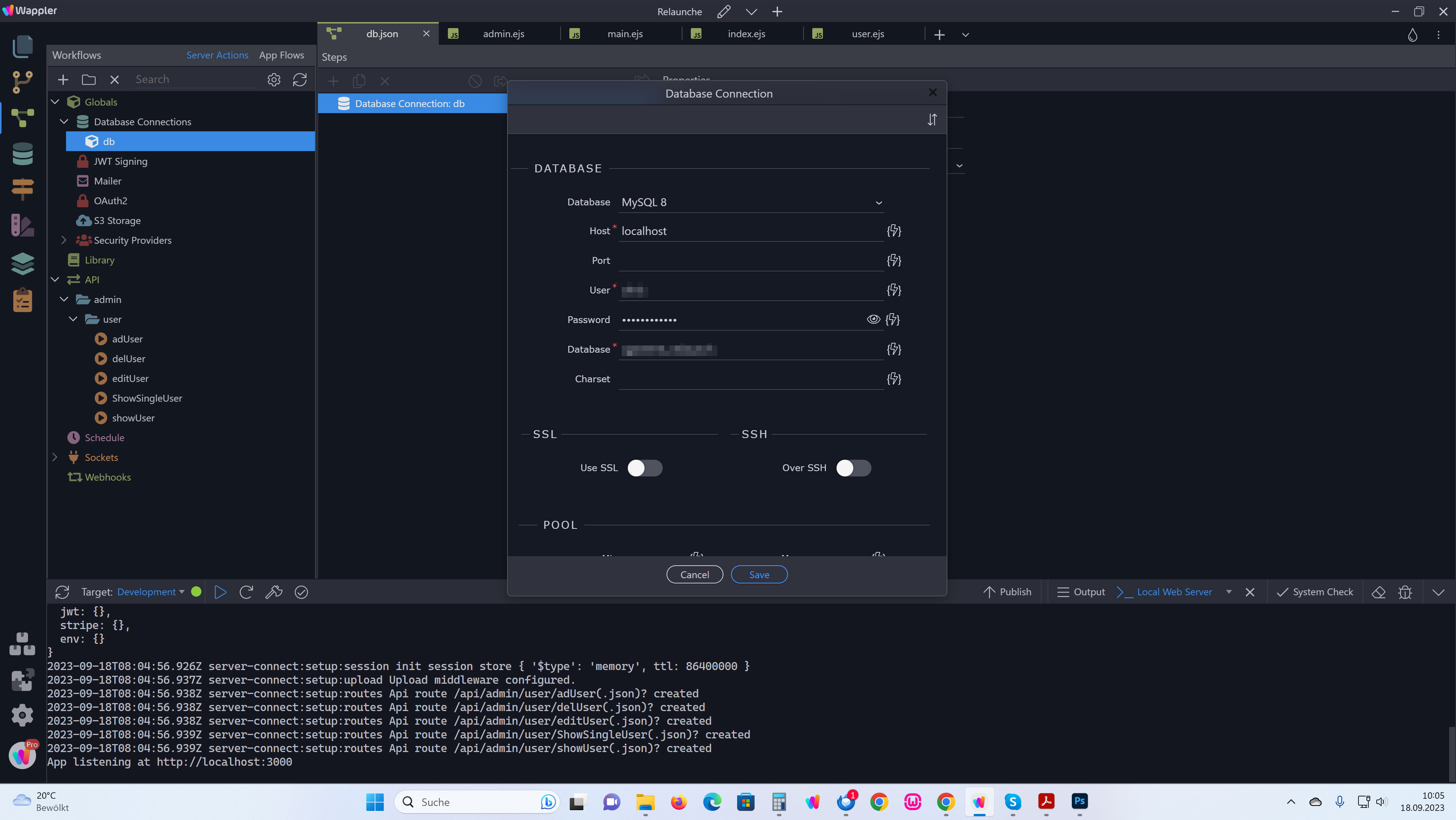 Nodejs Mysql version problem - Need Help - Wappler Community
