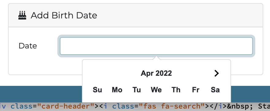 Get Date Picker To Open Above Input Need Help Wappler Community