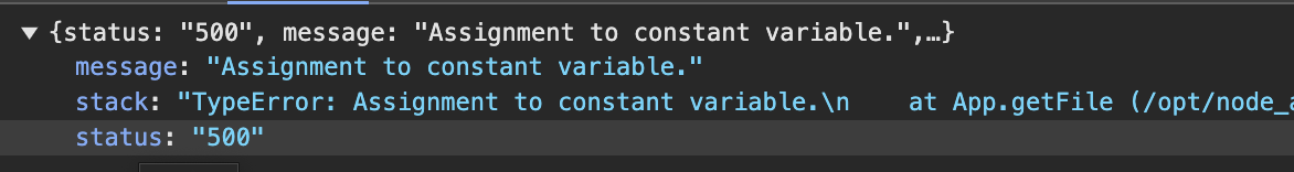 S3 Get File - Error:Assignment to constant variable - Need Help - Wappler Community