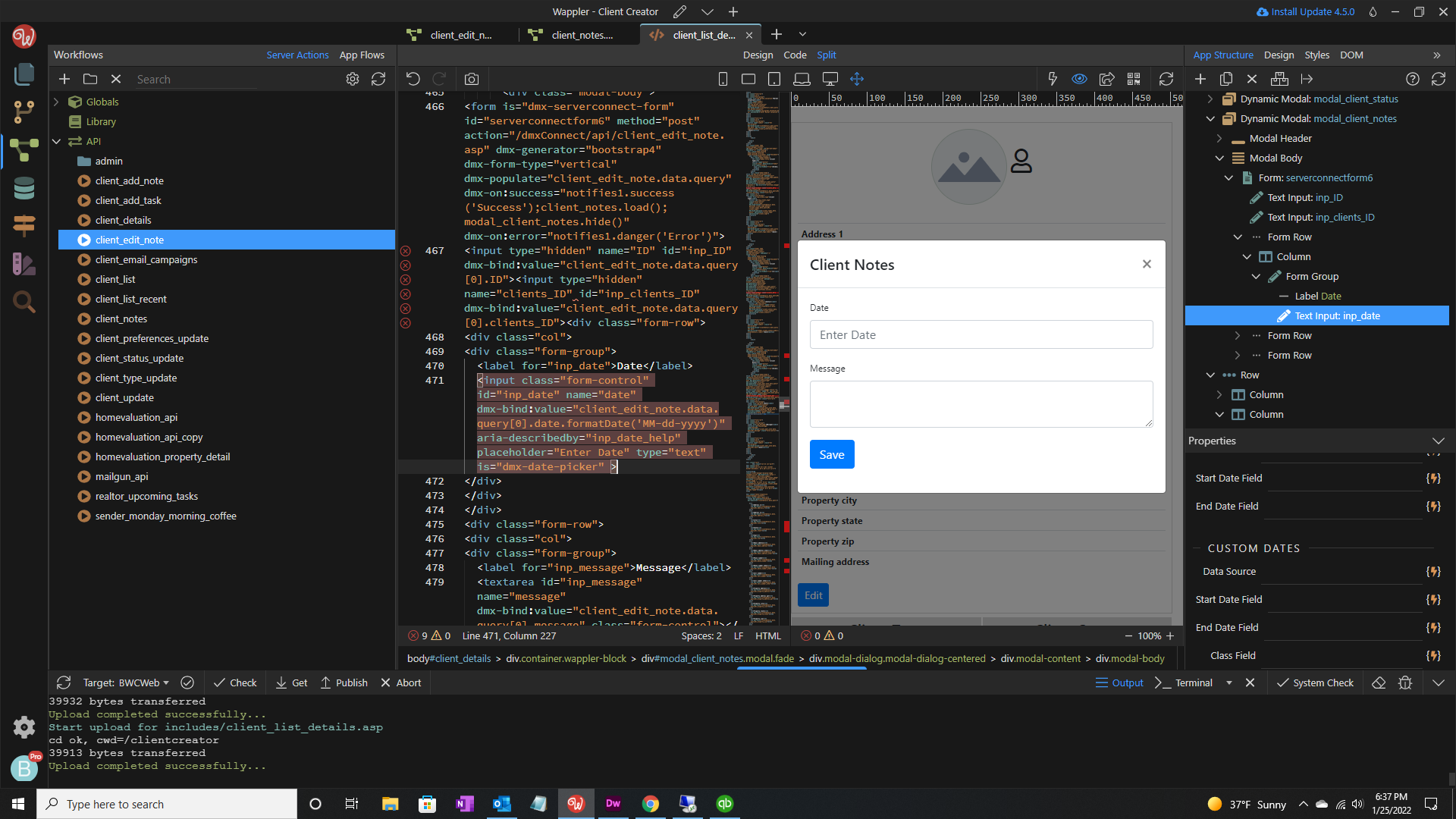 Date Picker Not Setting Default Value Need Help Wappler Community