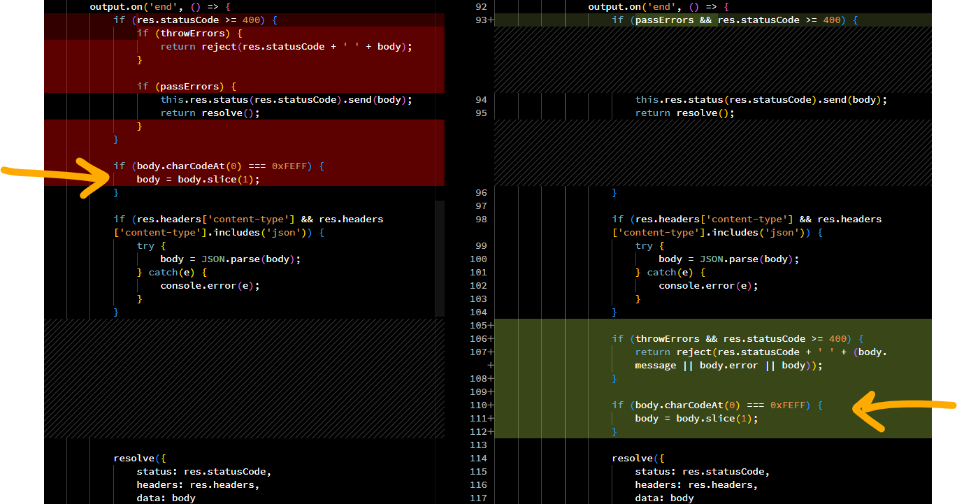 Throw Error In Api Action Step Does Not Return The Error In Catch