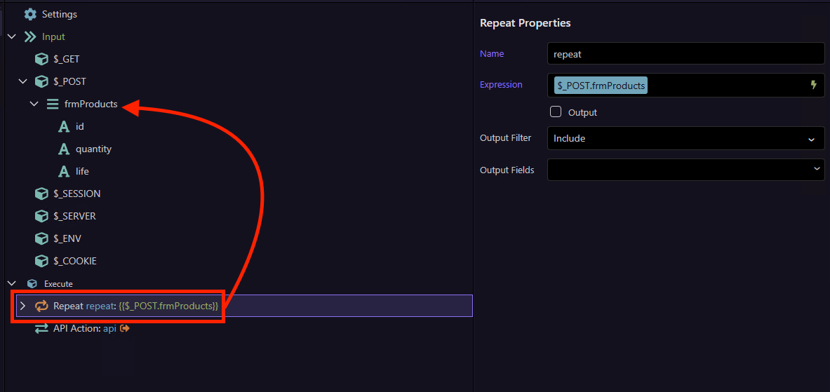 API Action json data format - Need Help - Wappler Community