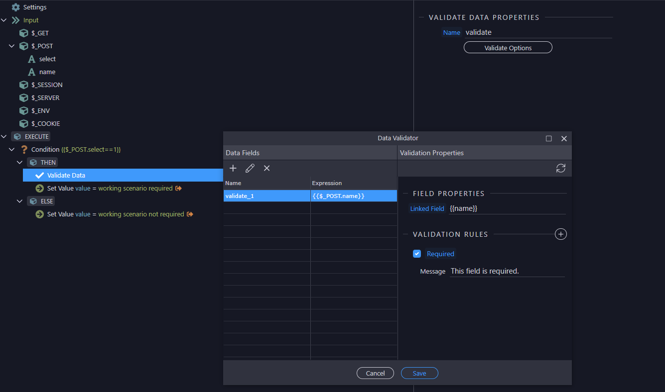 Conditional Validation On Formrepeat Fields Server Side Need Help