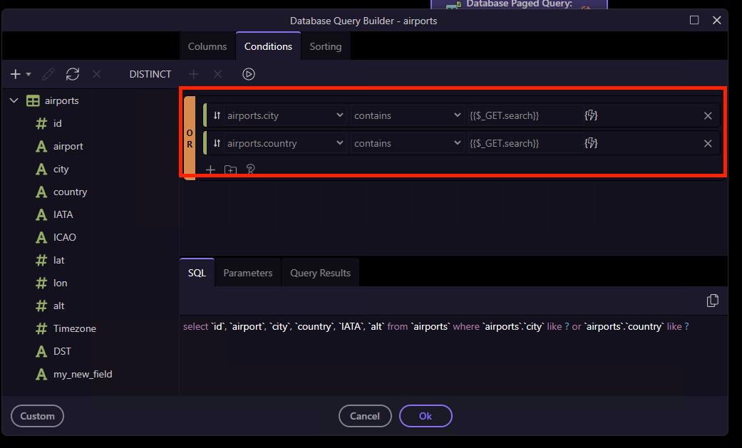 How To Filter Query With Multiple Input Variables Need Help Wappler