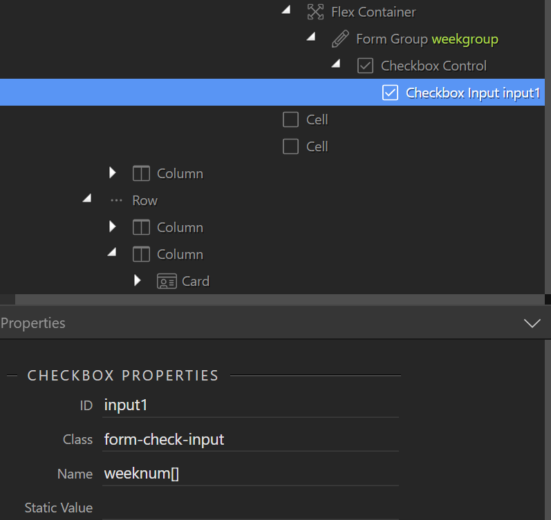 Dynamic Value Of Checkbox In Repeat Table For A Get Query Checkbox Group Need Help