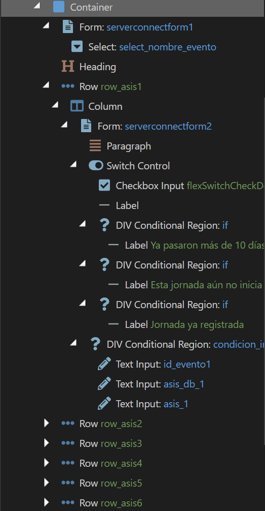 Get Value From Table Using Repeater Into Each Text Input Generated Wappler General Wappler