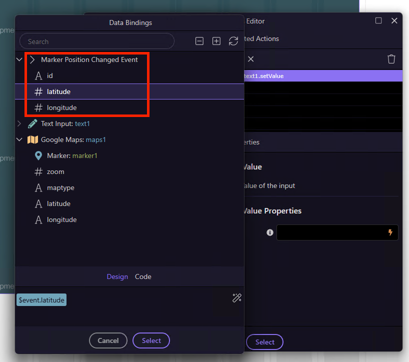How to get map marker Latitude and Longitude? - Need Help - Wappler ...