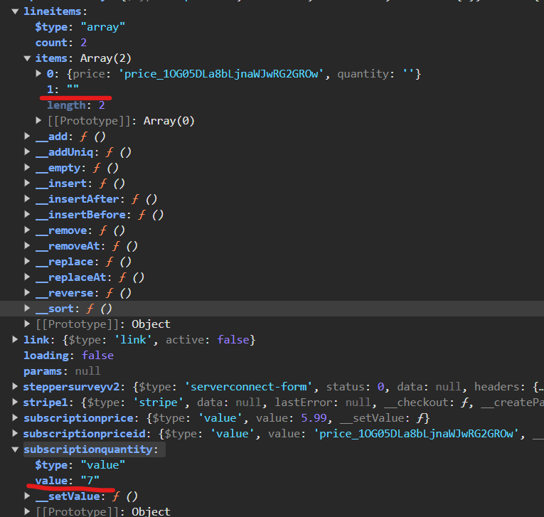 Whats The Correct Way To Add This Json Array With Dynamic Binding To Array Component On Page
